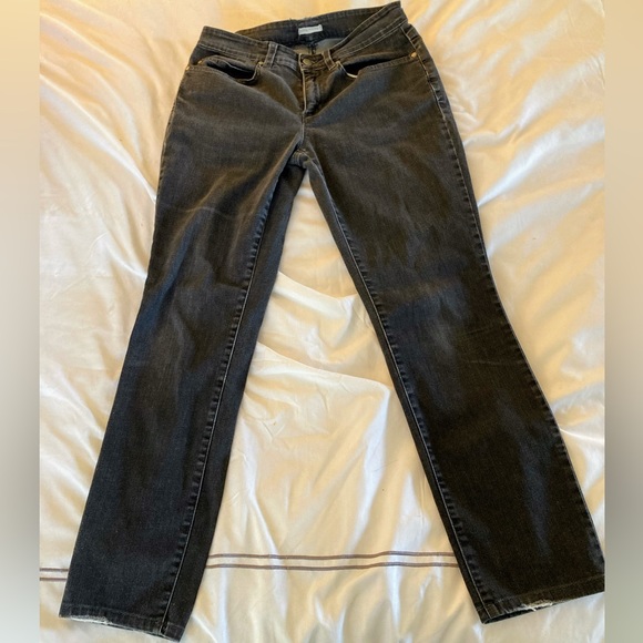 Eileen Fisher | Jeans | Eileen Fisher Dark Gray Straight Leg Jeans ...